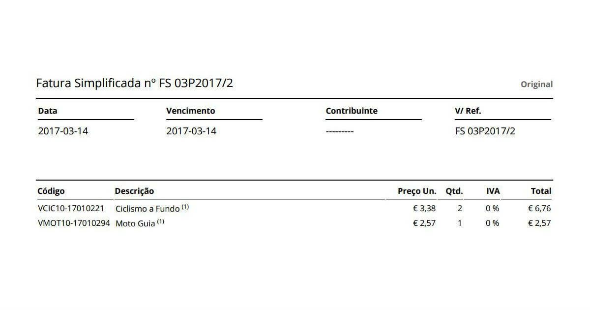 O que é uma Fatura Simplificada? - Cegid Vendus